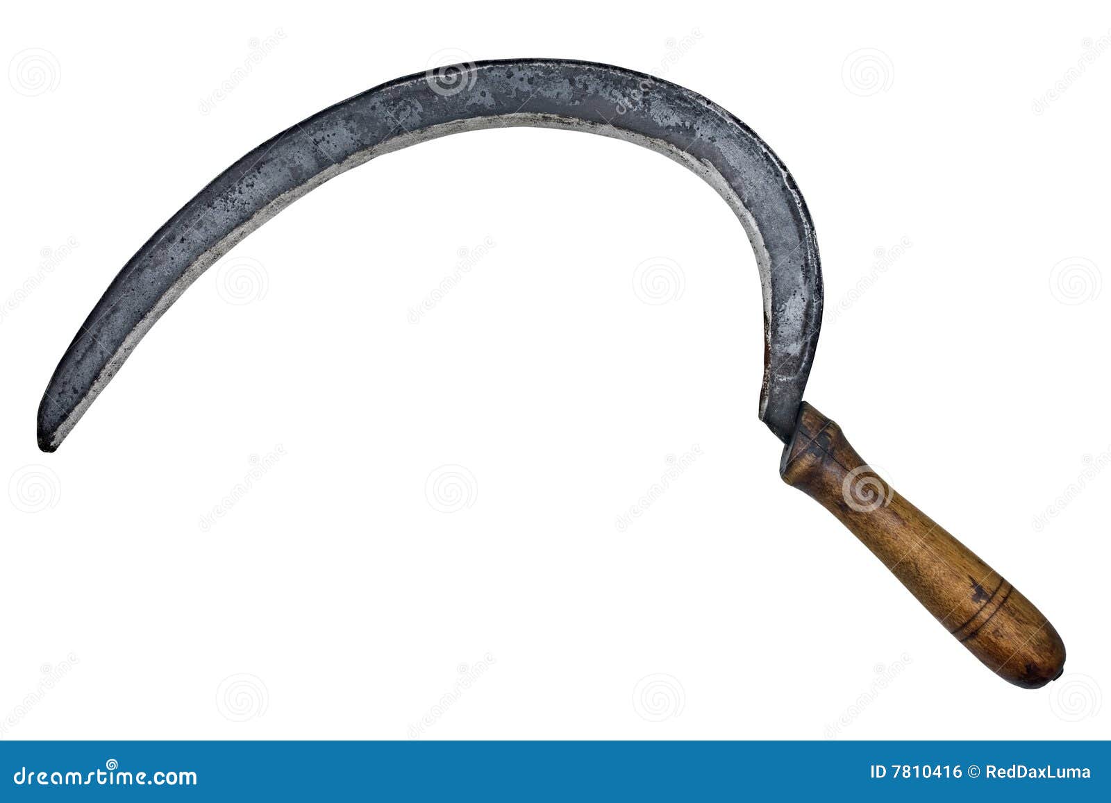 Falce Del Granulo Dell'annata Fotografia Stock - Immagine di giro ...