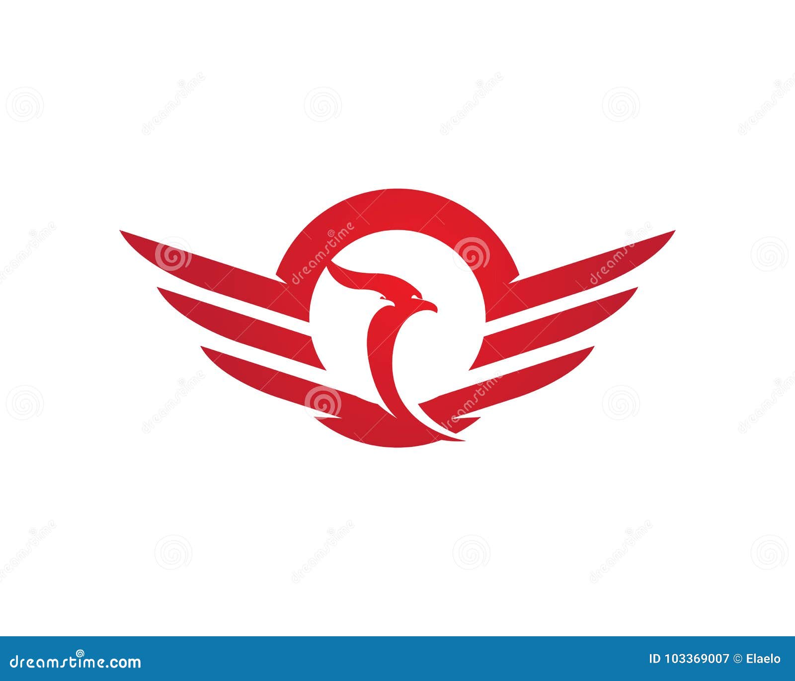 Falco Logo Template illustrazione vettoriale. Illustrazione di insegna ...
