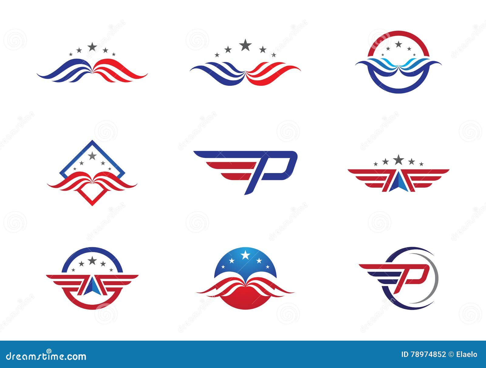 Falco Logo Template illustrazione vettoriale. Illustrazione di pavone ...