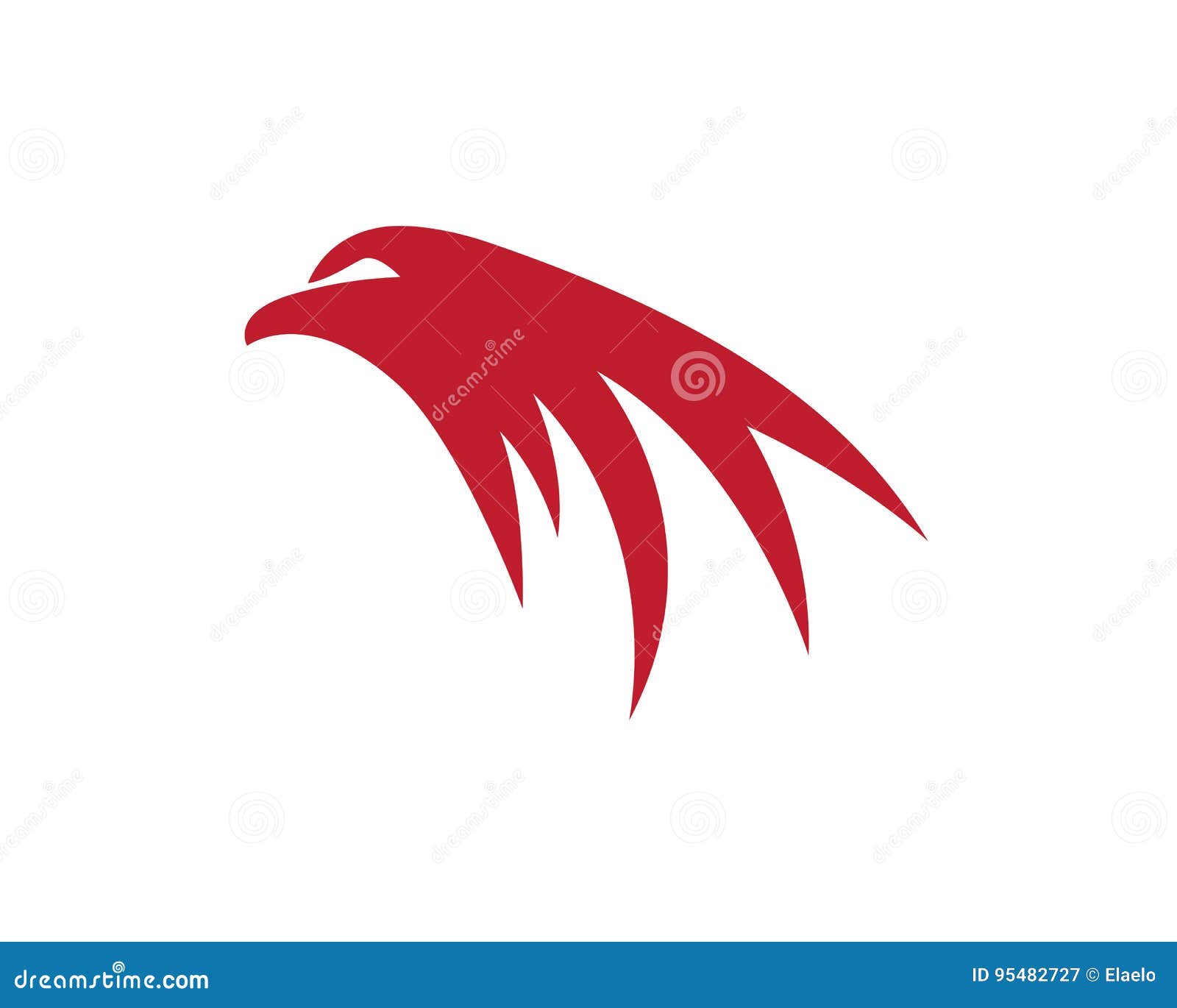 Falco Logo Template illustrazione vettoriale. Illustrazione di gloria ...