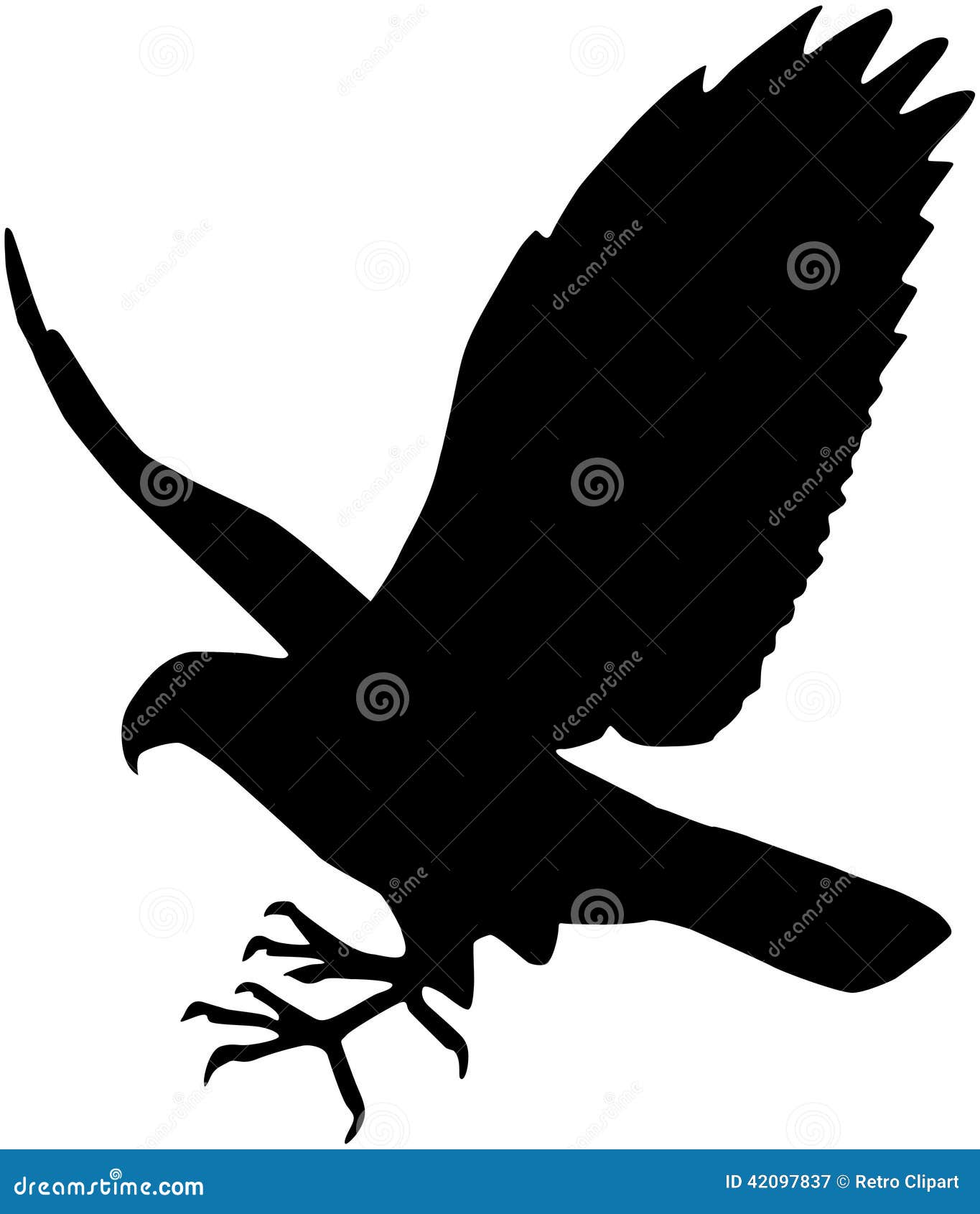 Falcon stock vector. Illustration of graphics, vintage - 42097837