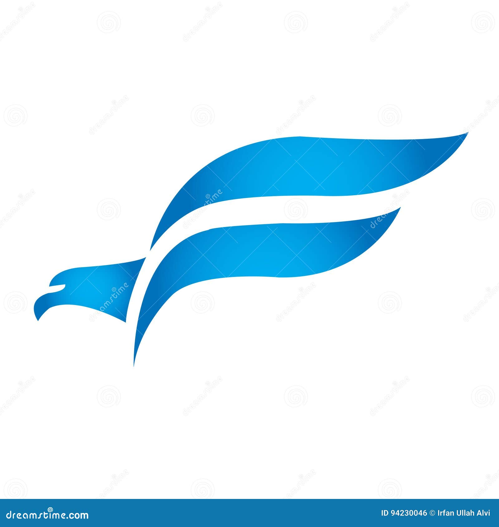 Falcon Bird Logo Abstract Design Vector Template. Stock Vector ...