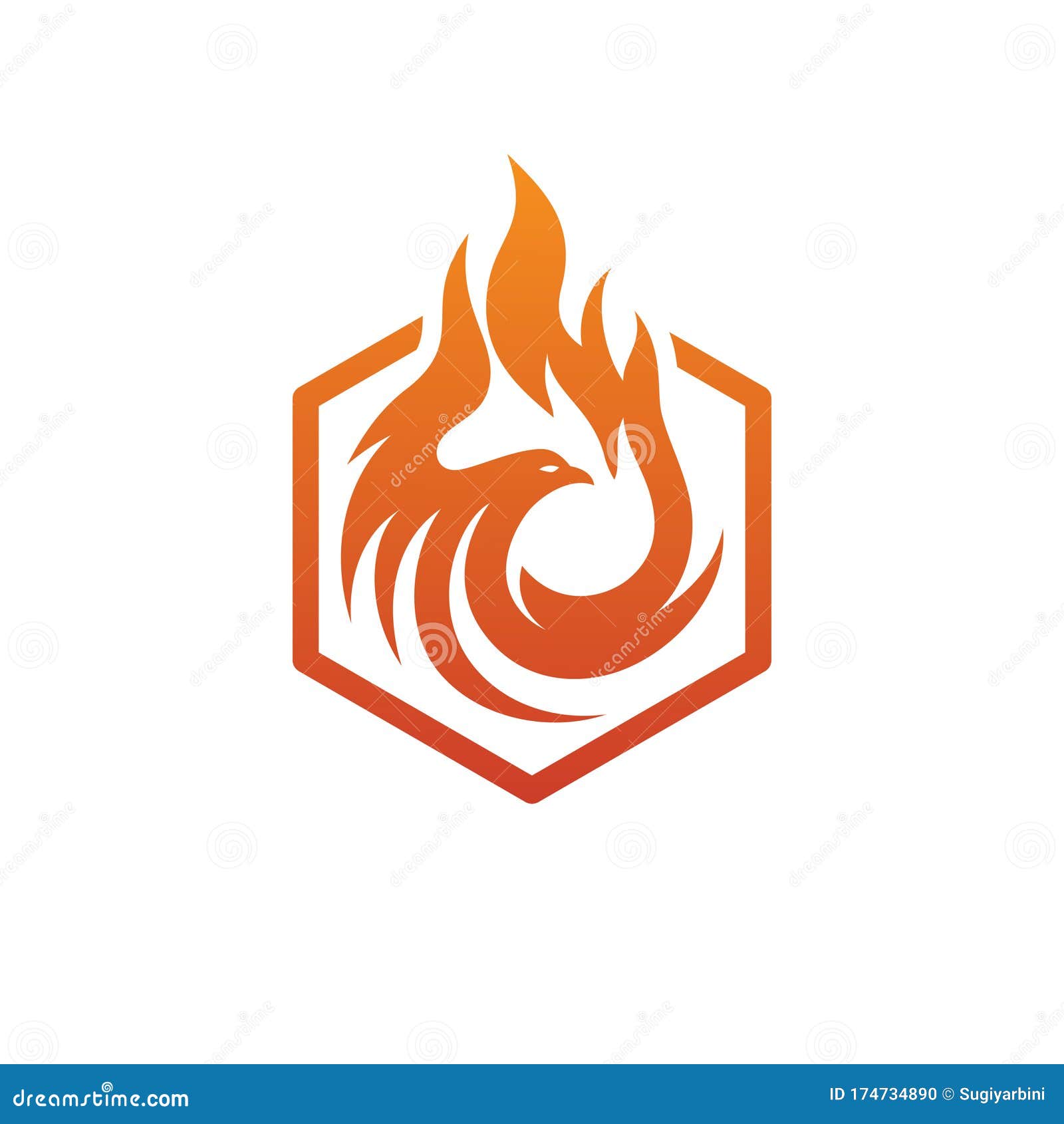 Falcon fire logo design stock vector. Illustration of claw - 174734890