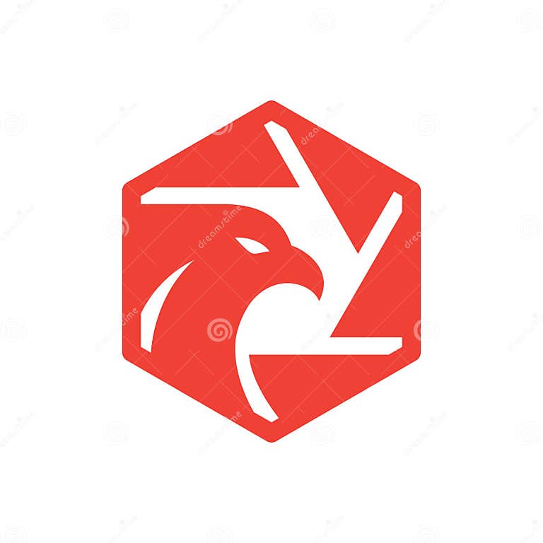 Falcon fire logo design stock vector. Illustration of sign - 174734908