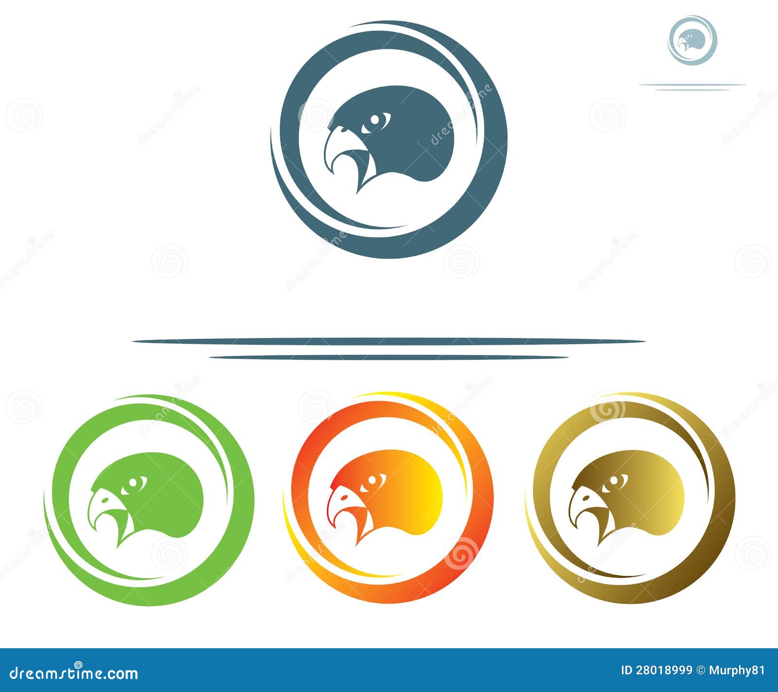 Falcon head symbol stock vector. Illustration of america - 28018999