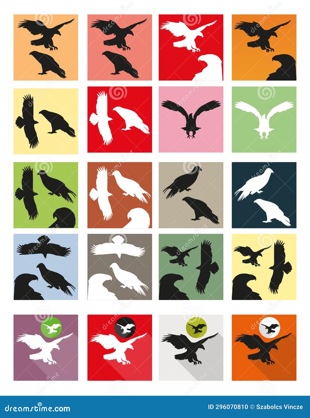 Falcon icon stock vector. Illustration of attack, poster - 296070810