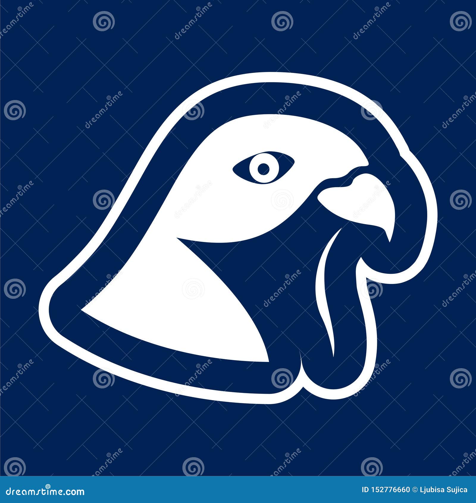 Falcon icon stock vector. Illustration of concepts, design - 152776660