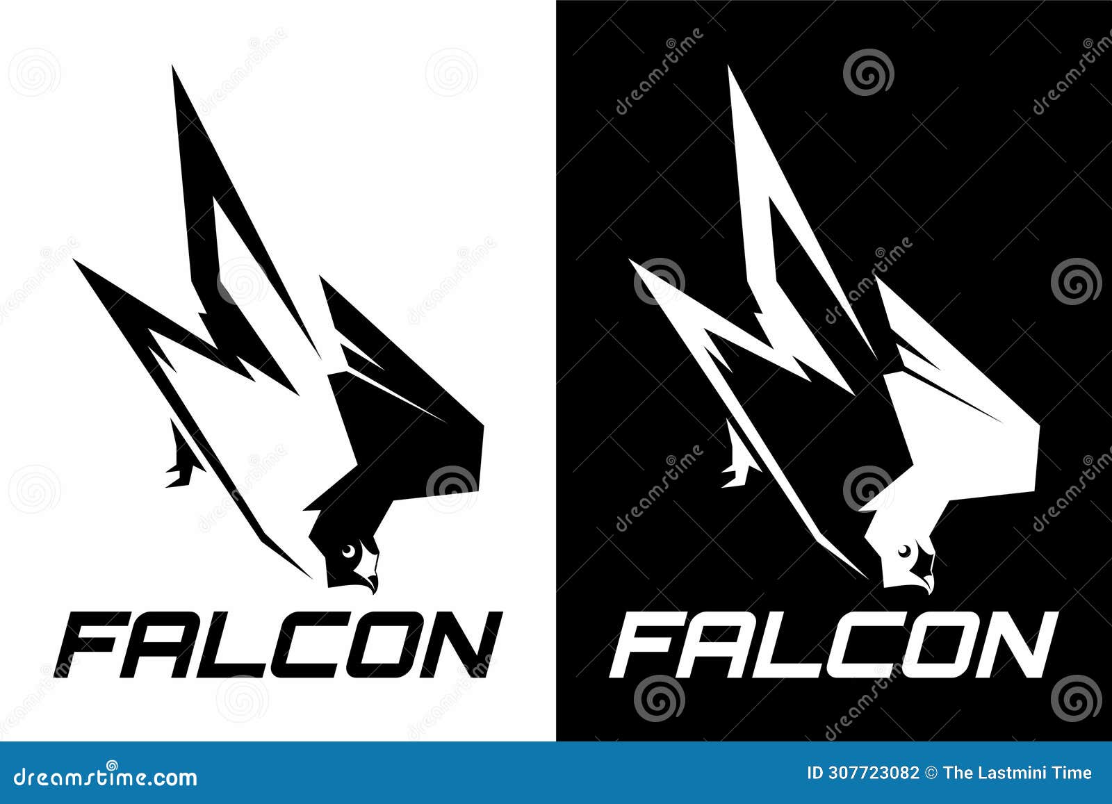 Falcon Logo Brand Design Vector Stock Vector - Illustration of eagle ...