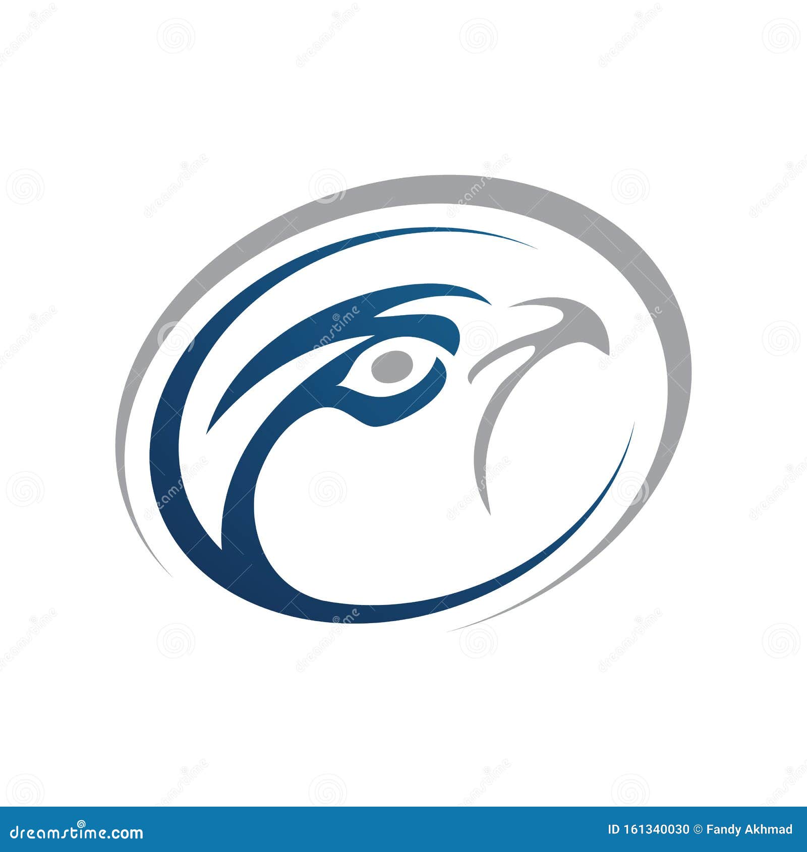 Falcon Logo Design Vector Business Concept Illustration Stock Vector ...