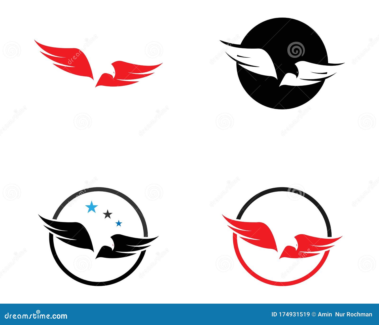 Falcon Logo Template stock illustration. Illustration of phoenix ...