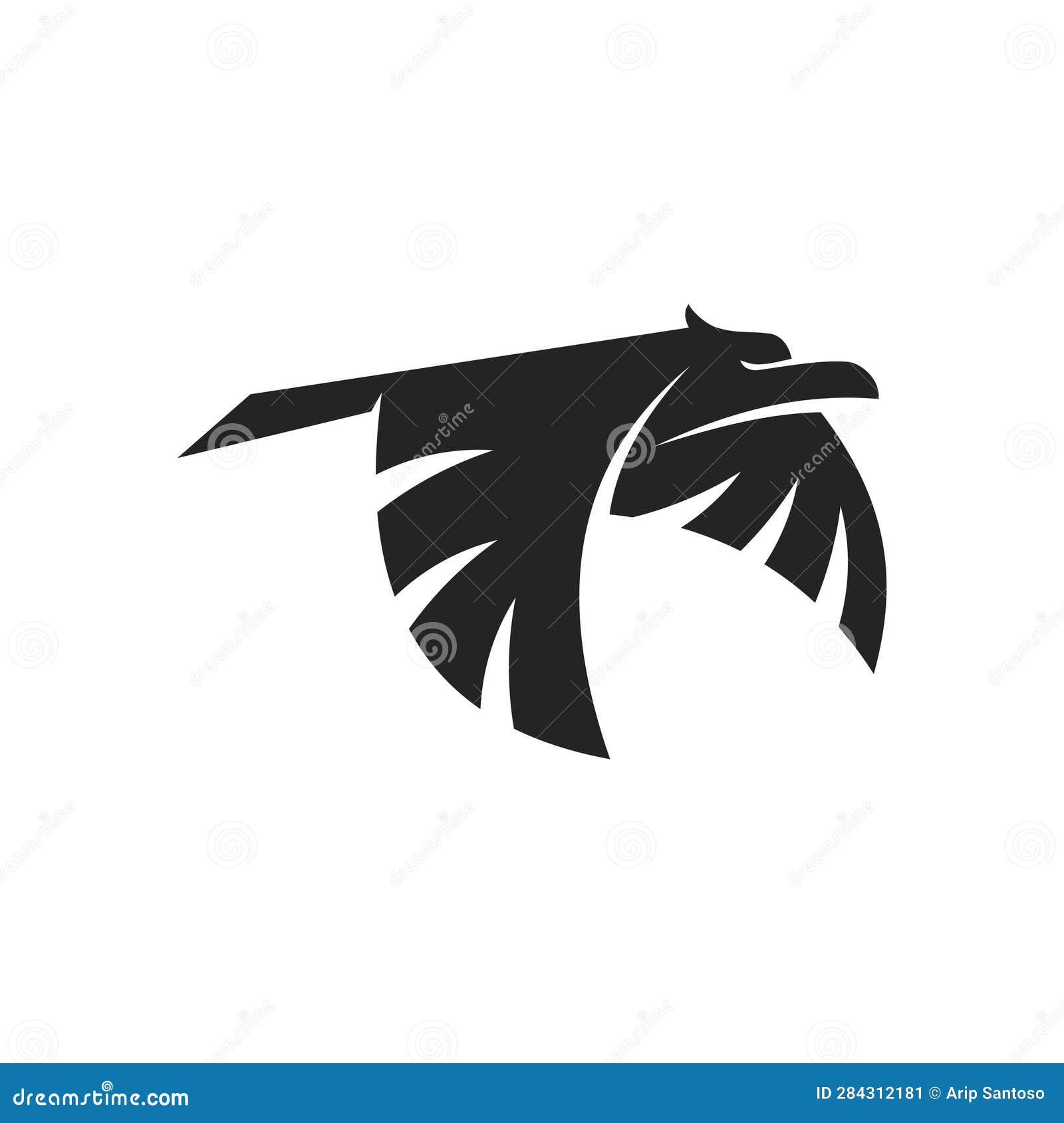 Falcon Logo Template. Icon Illustration Brand Identity. Isolated and ...