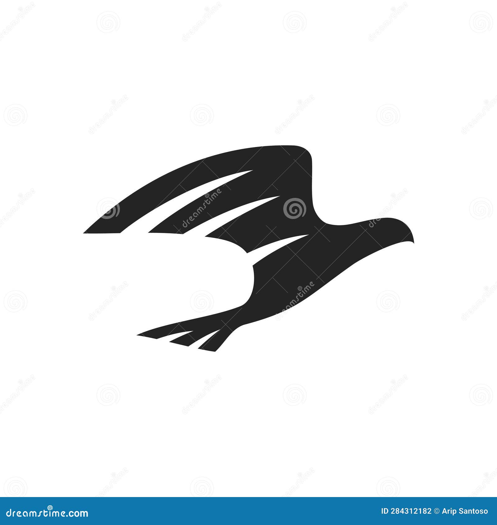 Falcon Logo Template. Icon Illustration Brand Identity. Isolated and ...