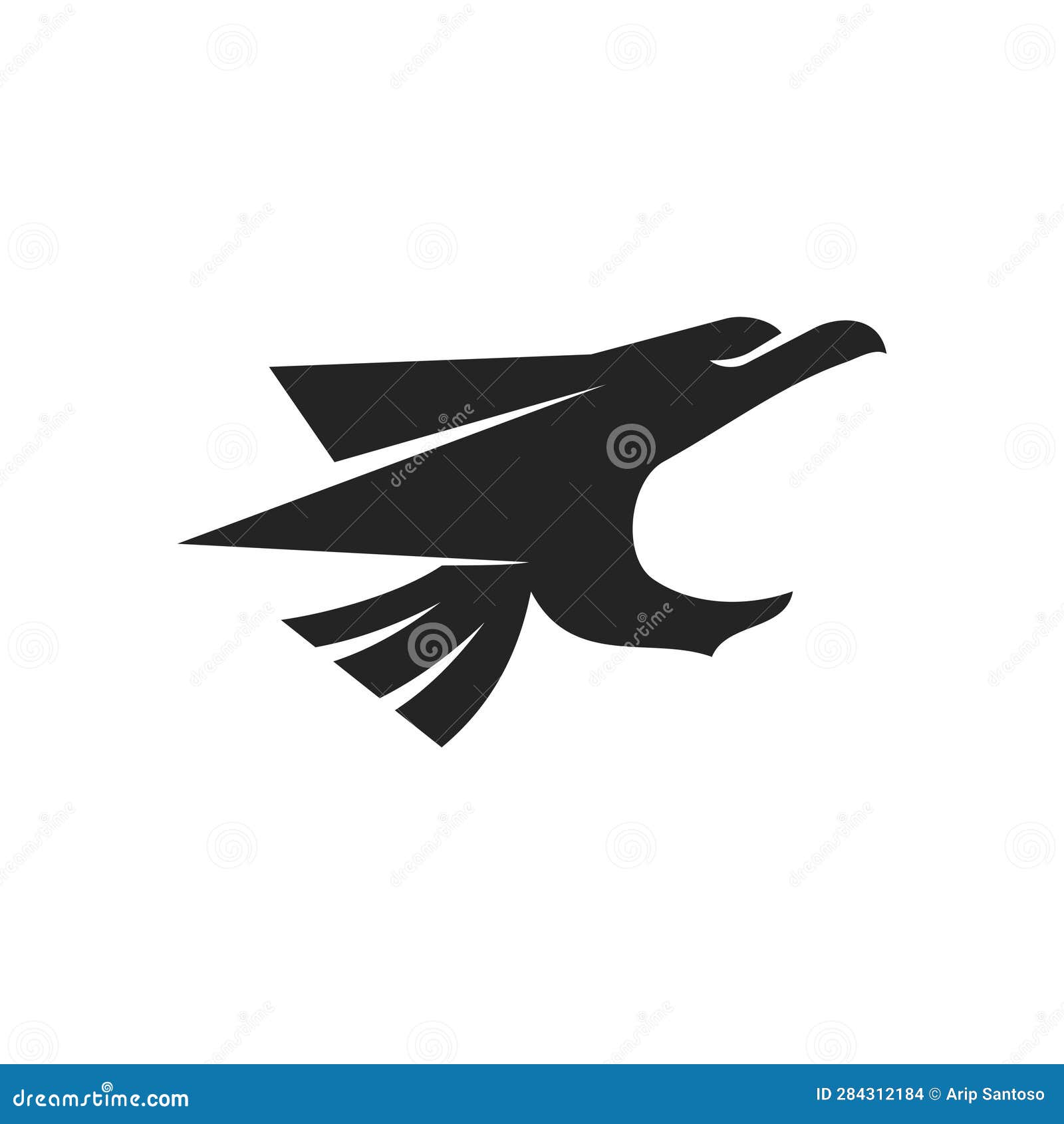 Falcon Logo Template. Icon Illustration Brand Identity. Isolated and ...