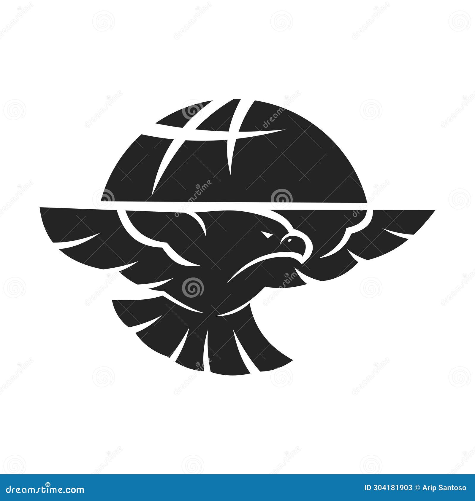 Falcon Logo Template Isolated. Brand Identity. Icon Abstract Vector ...