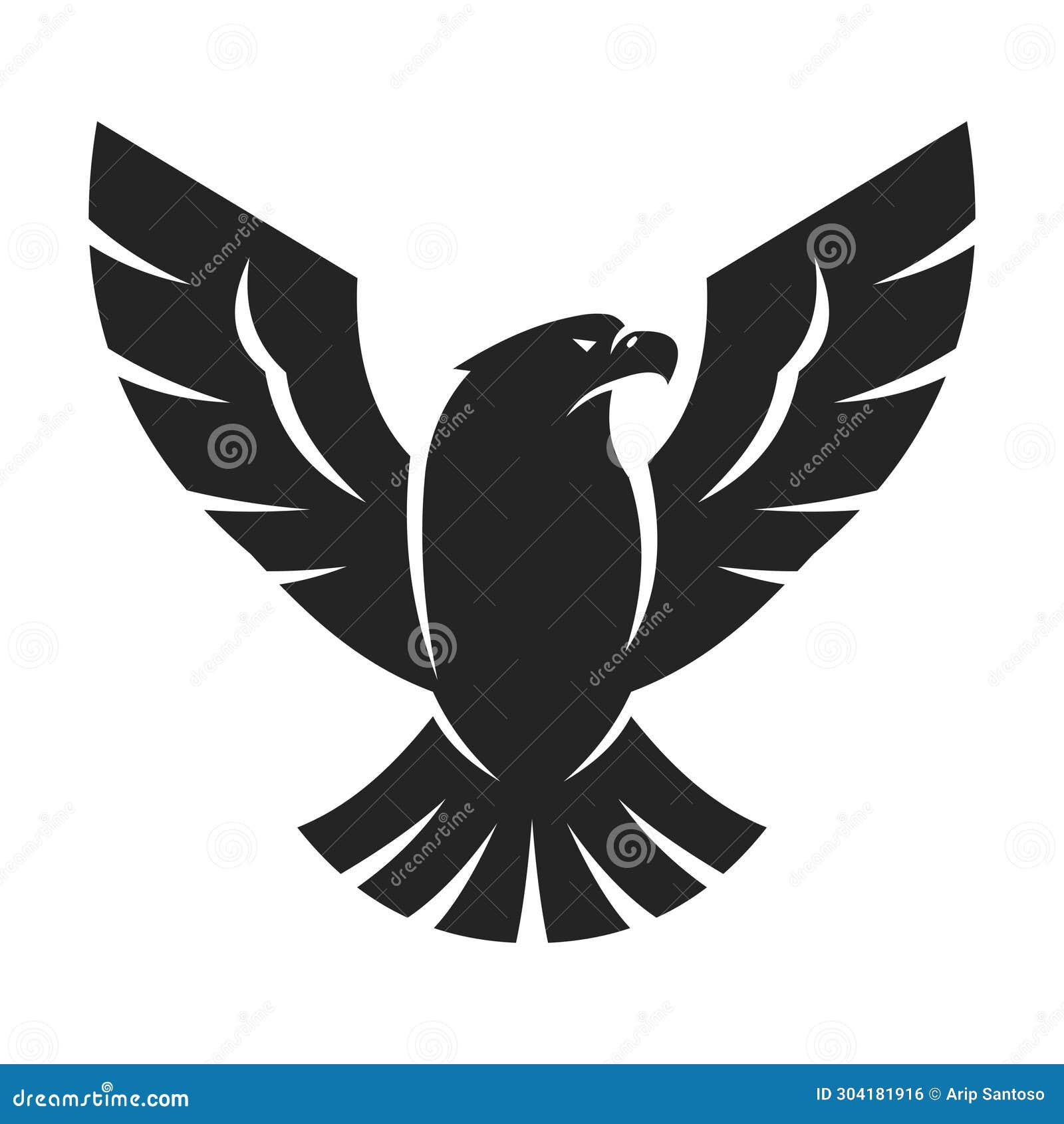 Falcon Logo Template Isolated. Brand Identity. Icon Abstract Vector ...
