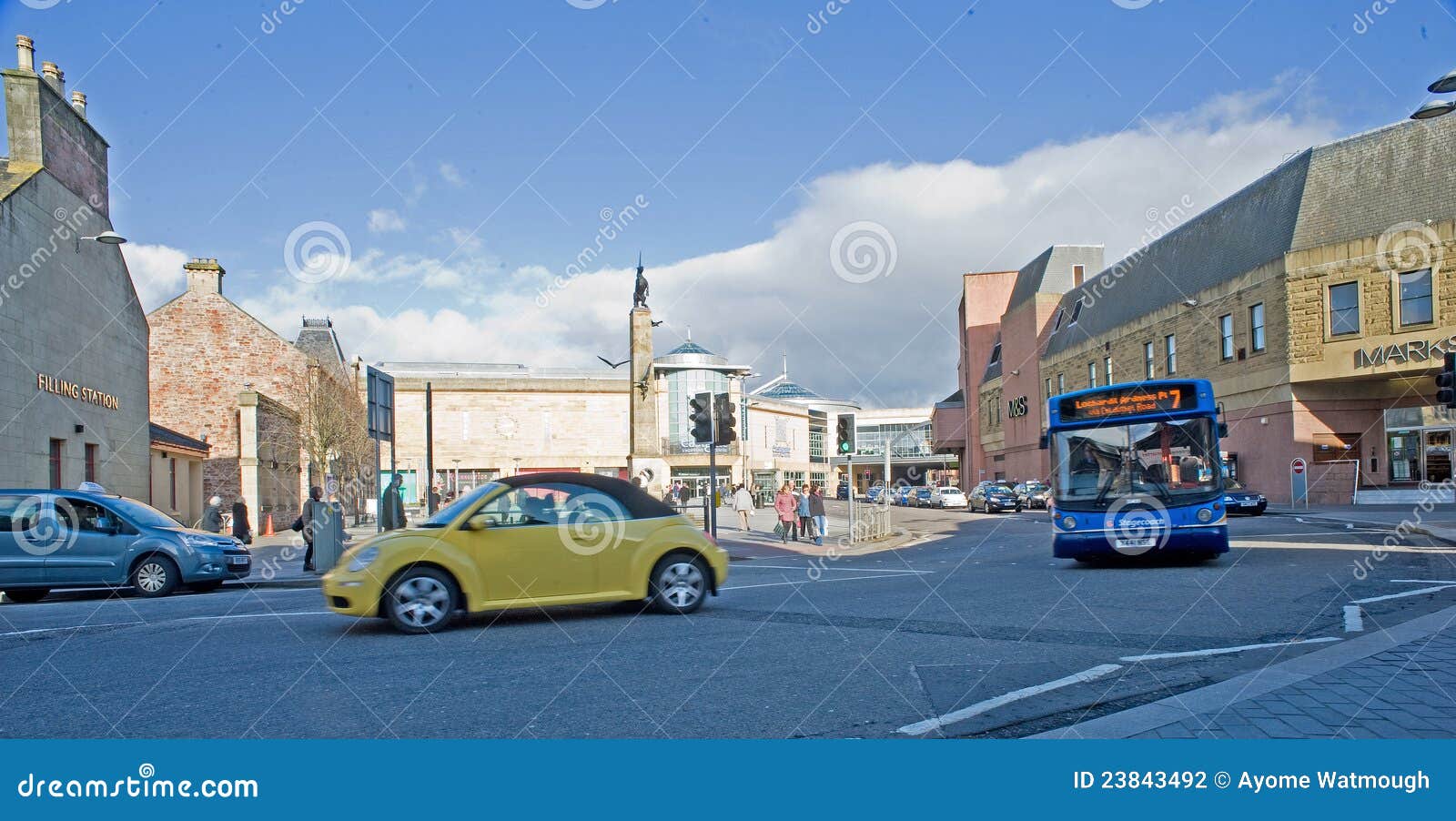 Falcon Square Inverness. editorial photography. Image of holiday - 23843492