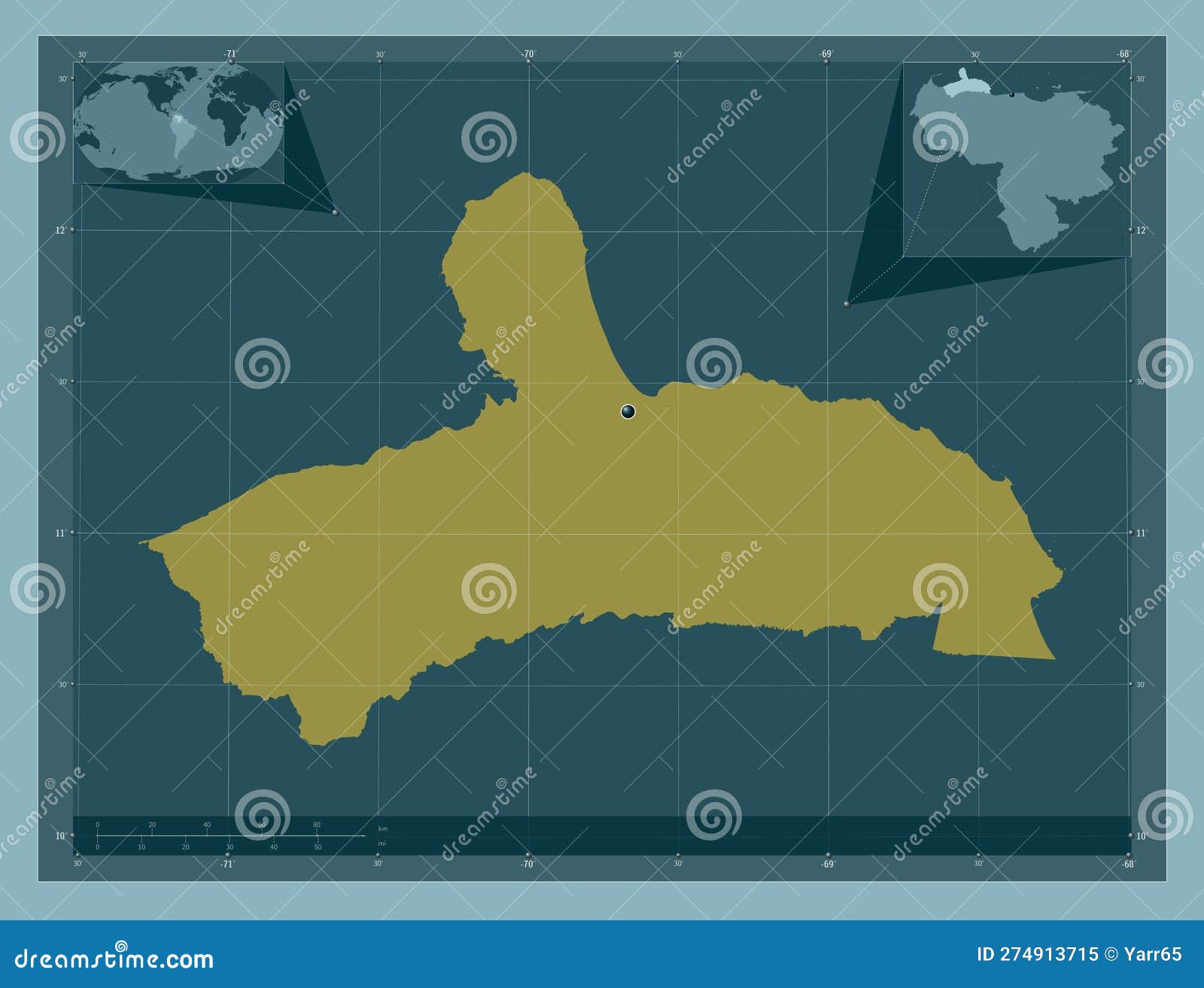 Falcon, Venezuela. Solid. Capital Stock Illustration - Illustration of ...