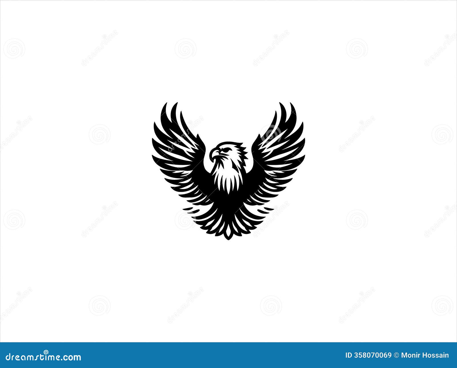 Falcon vector design stock illustration. Illustration of logo - 358070069