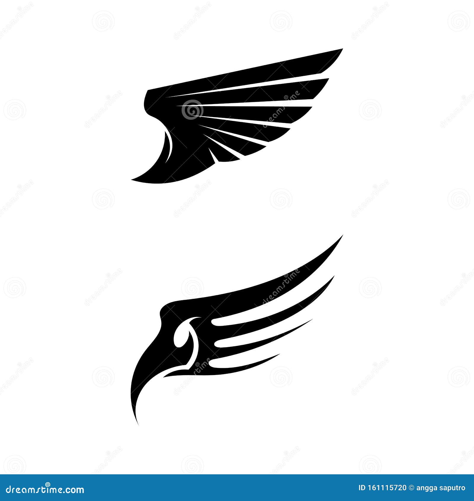 Falcon Wings Vector