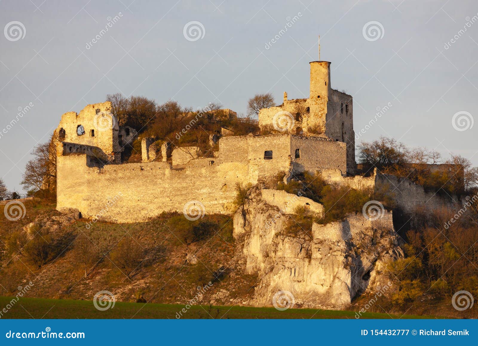 Falkenstein Castle in Autumn, Austria Stock Image - Image of historic ...