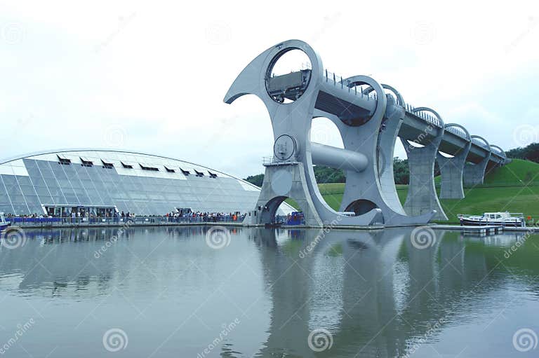 The Falkirk Wheel stock image. Image of fiction, future - 14339