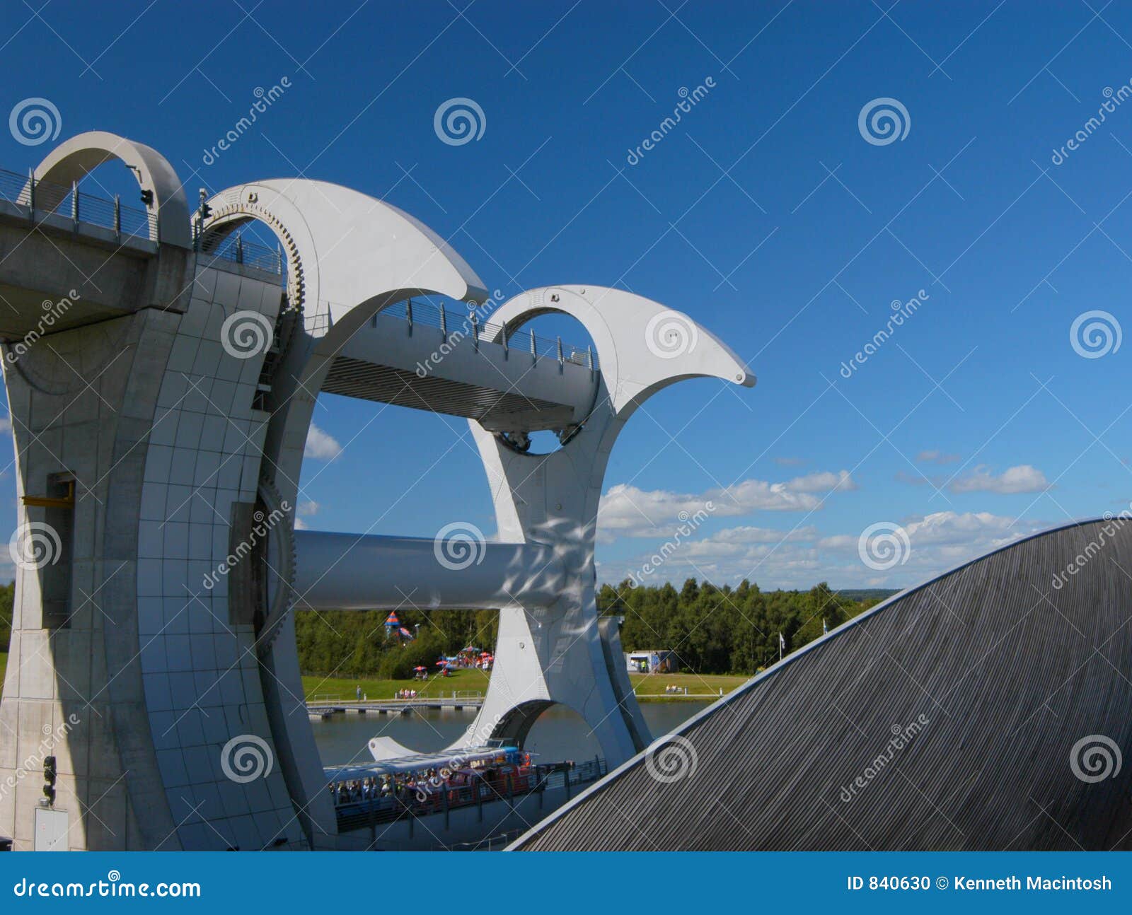 The Falkirk Wheel stock photo. Image of rivers, scottish - 840630