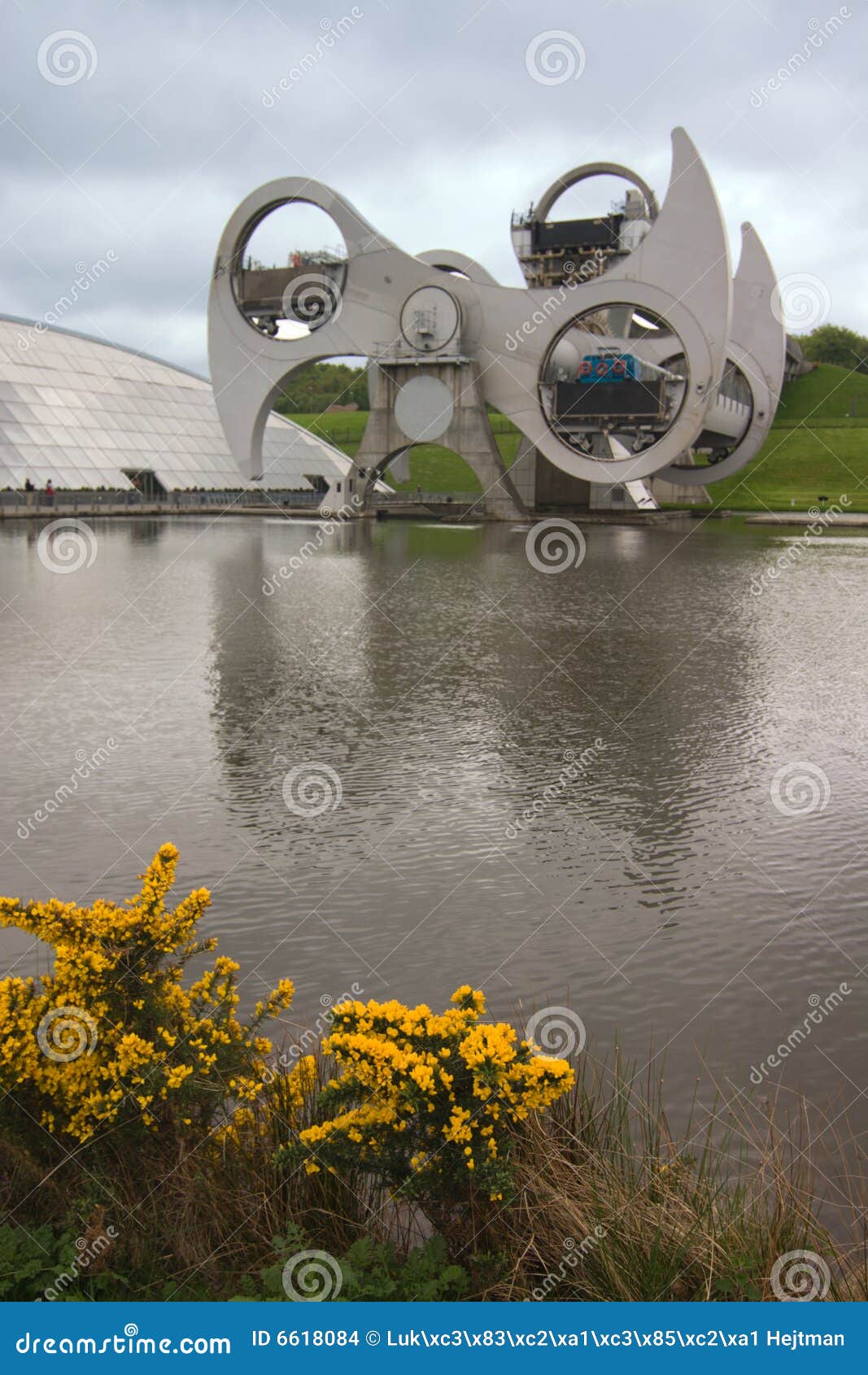 Falkirk Wheel, Scotland stock photo. Image of lake, original - 6618084
