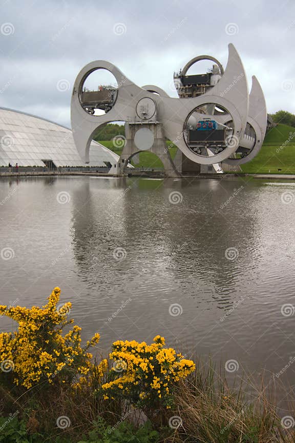 Falkirk Wheel, Scotland stock photo. Image of lake, original - 6618084