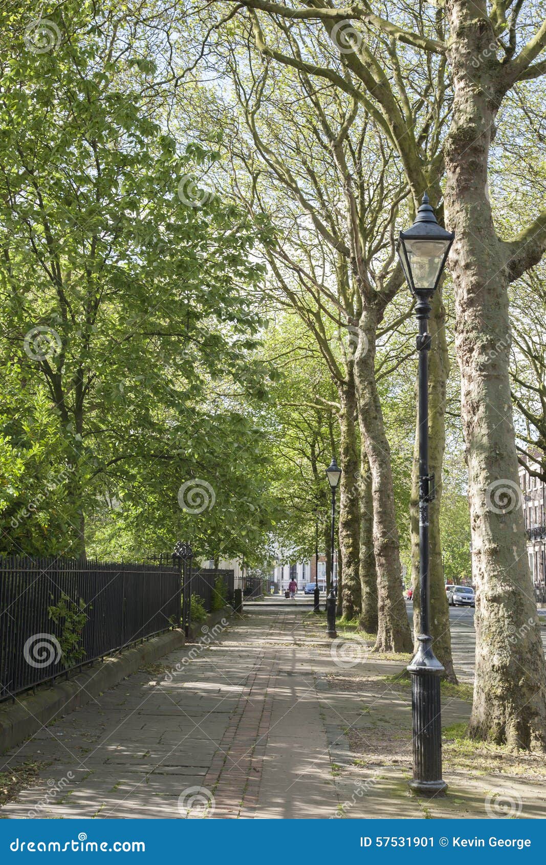 Falkner Square, Liverpool stock image. Image of neighbourhood - 57531901