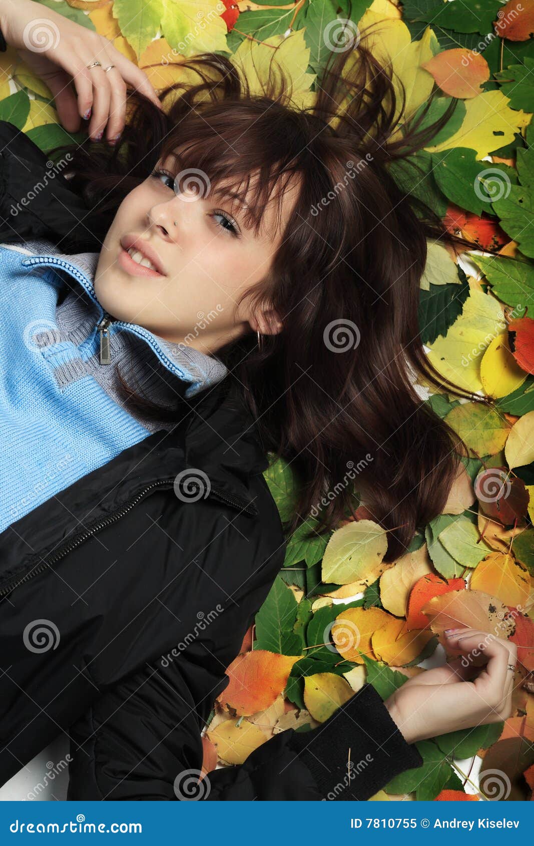 Fall stock image. Image of autumn, fall, person, expression - 7810755
