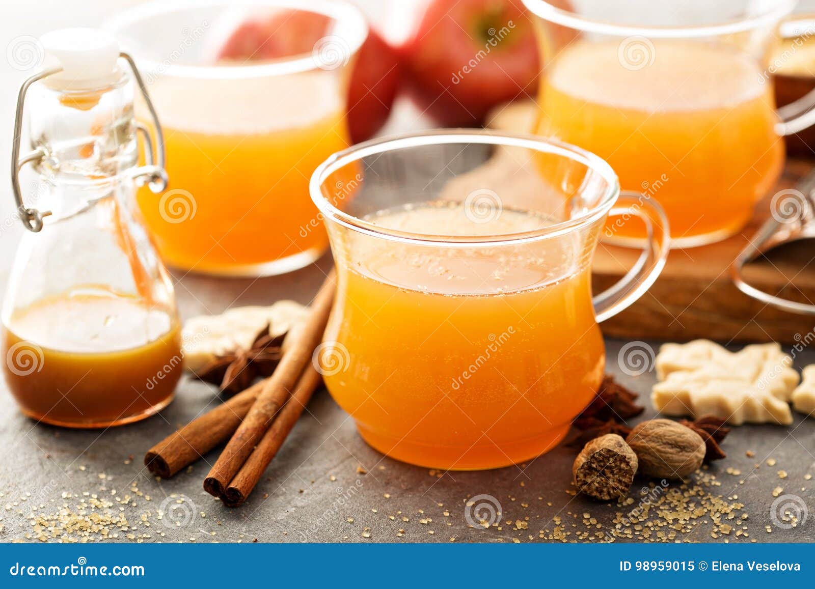 Fall Apple Cider with Warm Spices Stock Image - Image of fall, mulled ...