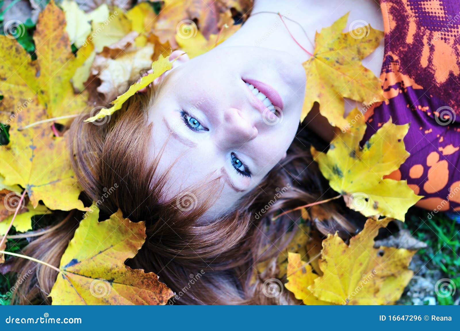 Fall is around stock photo. Image of hair, forest, offspring - 16647296