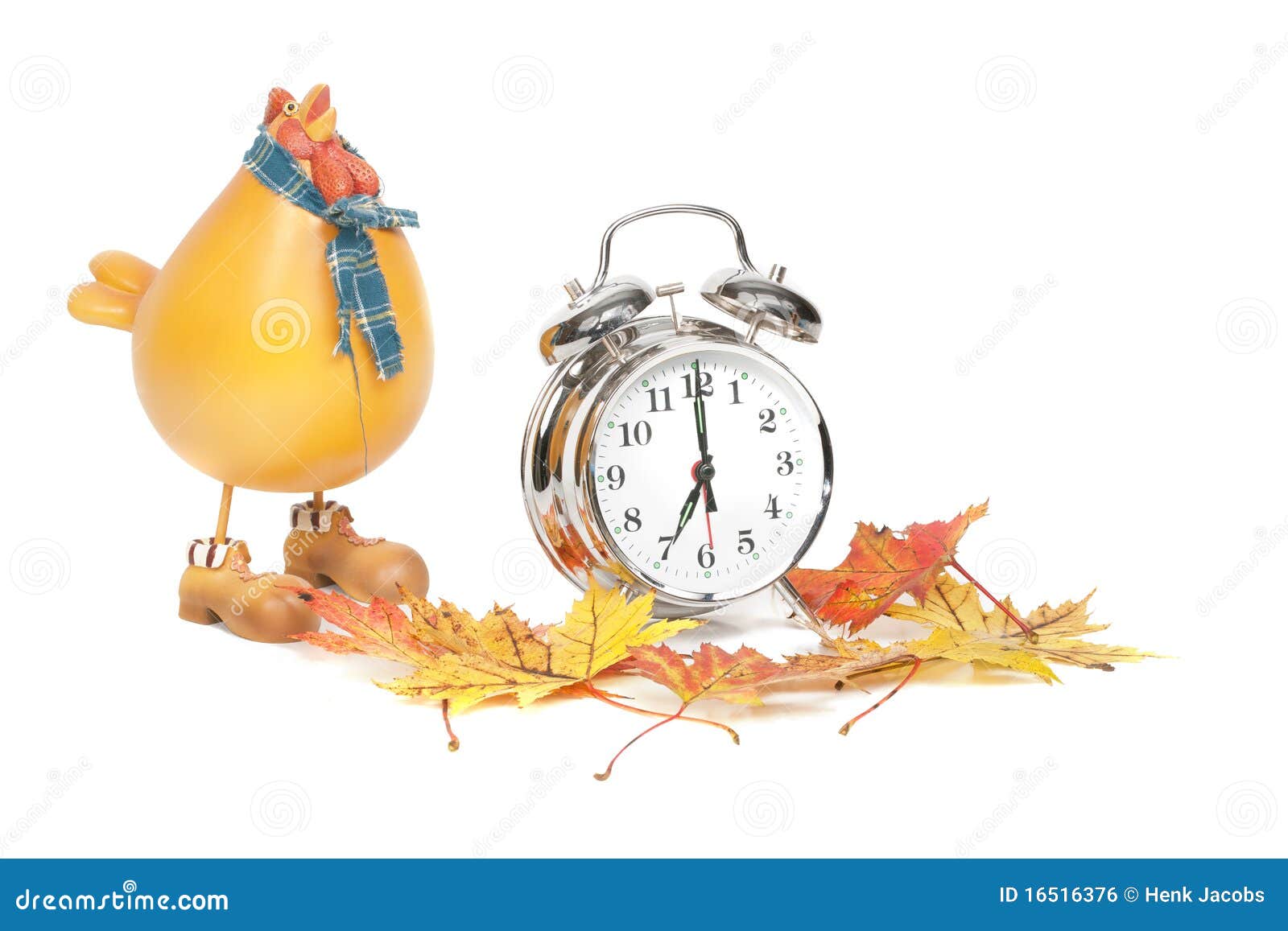Clip art fall back clock