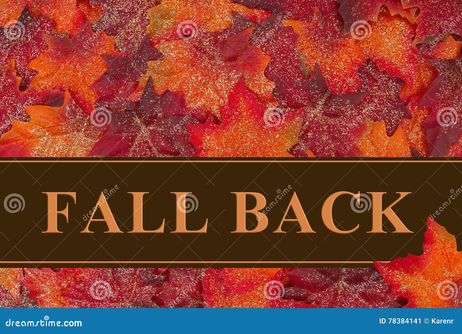 Fall Back message stock image. Image of fall, view, change - 78384141