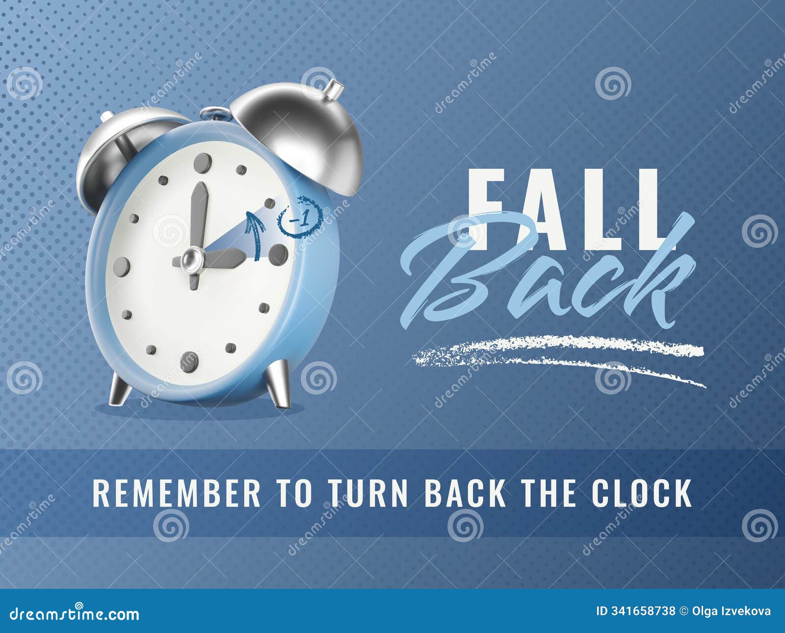 Fall Back Time Illustration Stock Illustration - Illustration of back ...