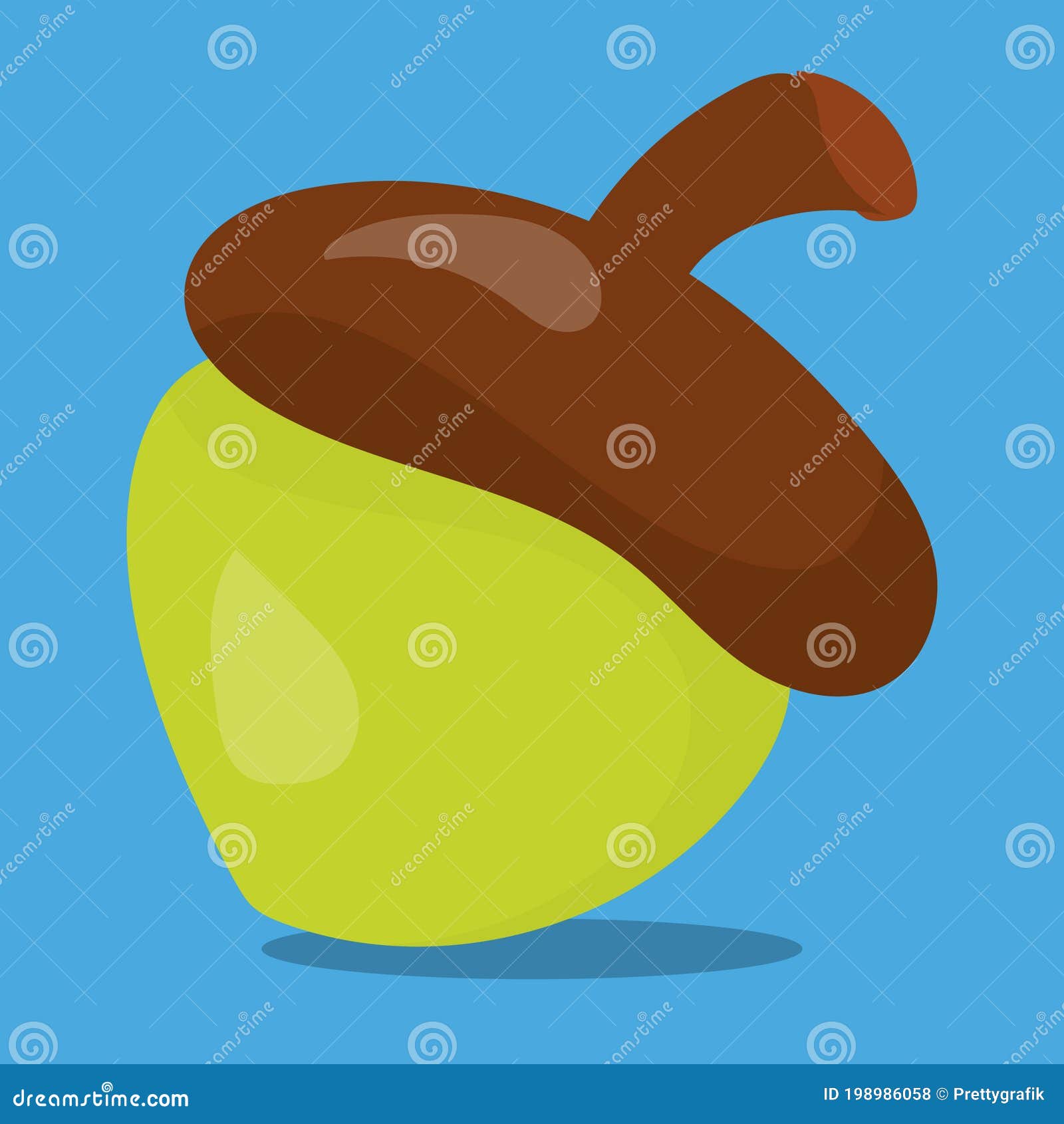 Fall birds green 01 stock vector. Illustration of fall - 198986058