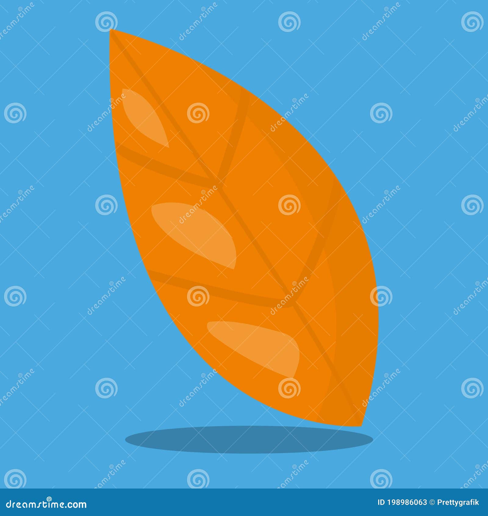 Fall birds orange leaf 09 stock vector. Illustration of birds - 198986063