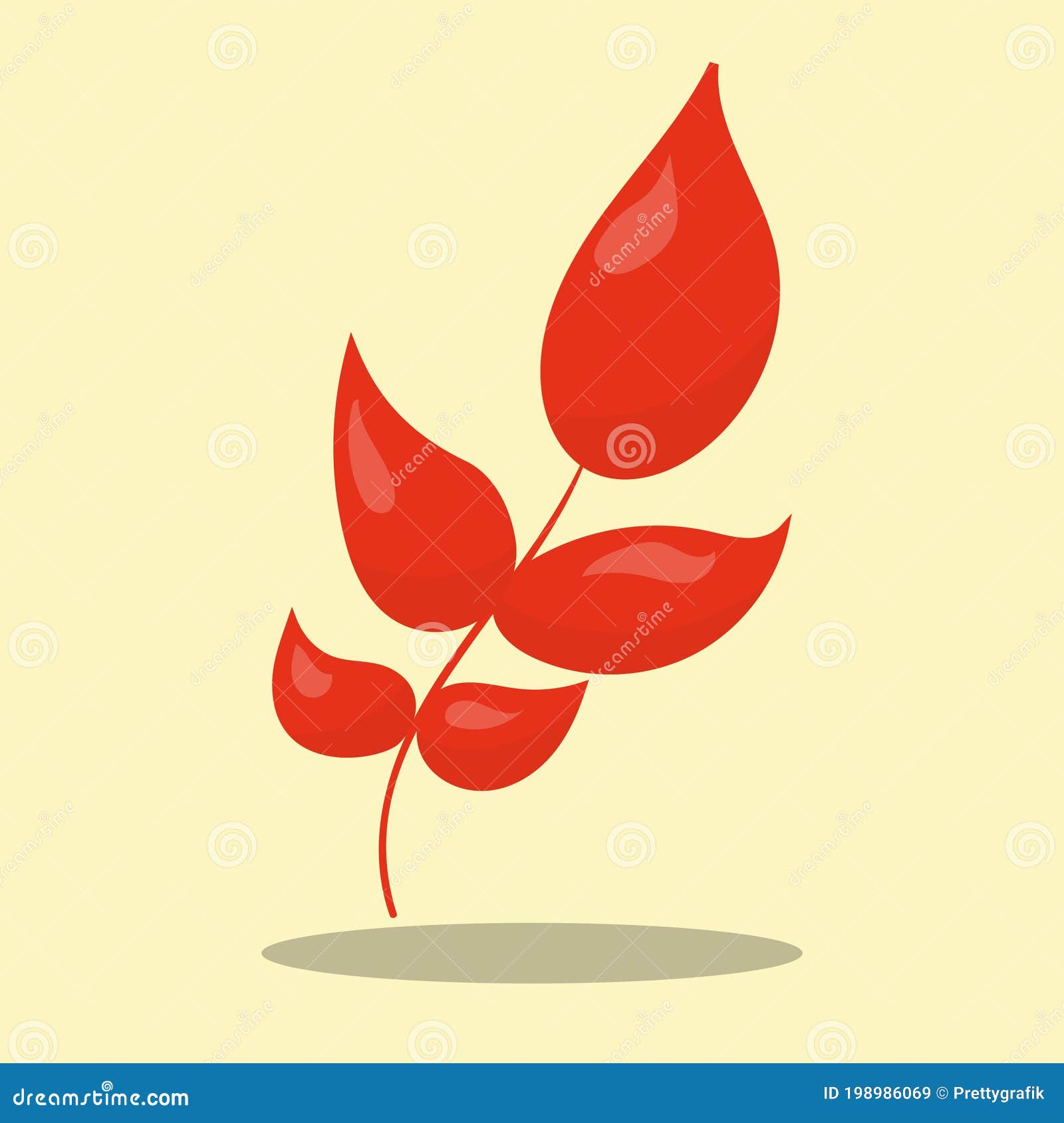 Fall birds red leaves 12 stock vector. Illustration of cartoon - 198986069