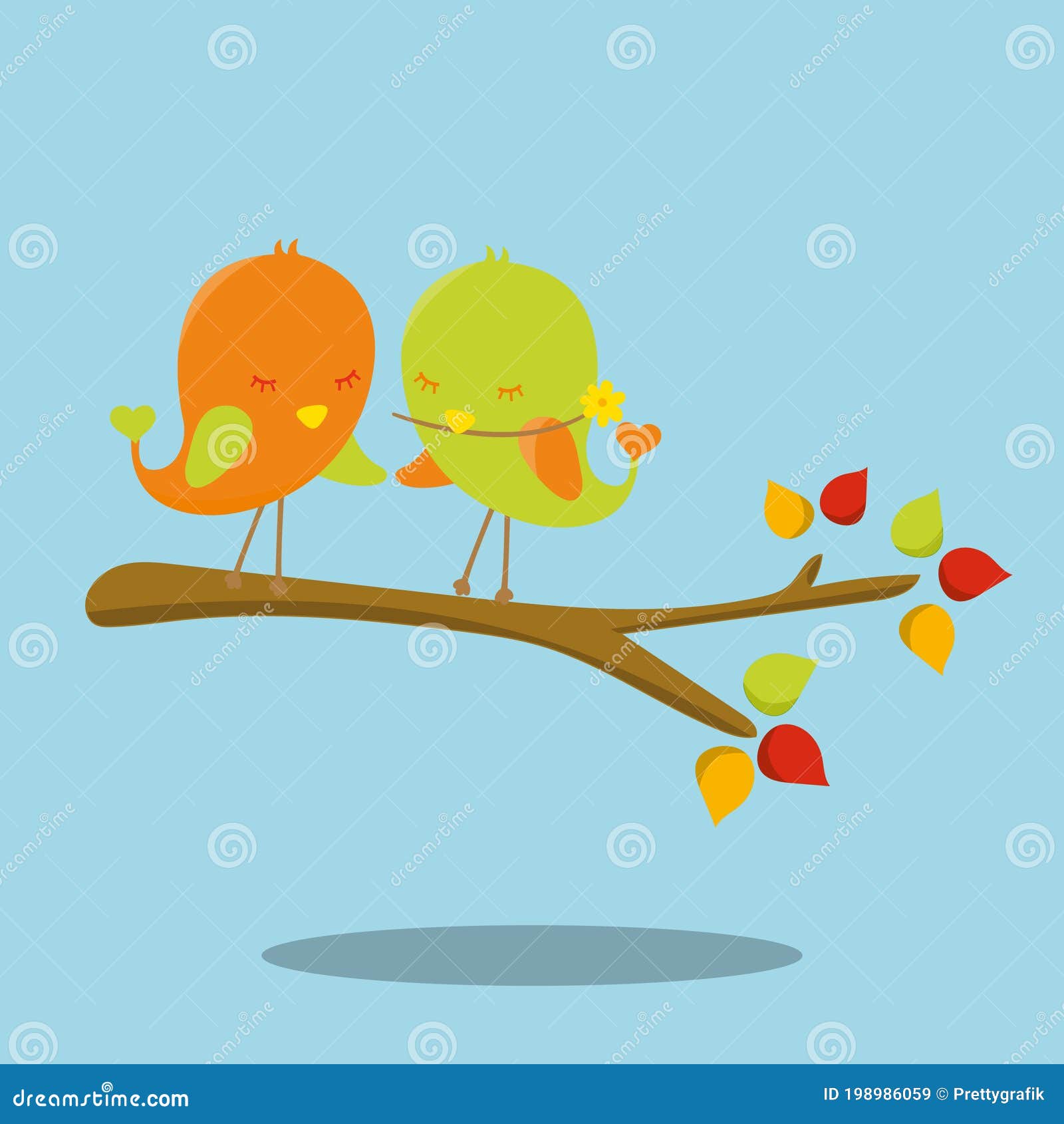 Fall birds birds 02 stock vector. Illustration of cartoon - 198986059