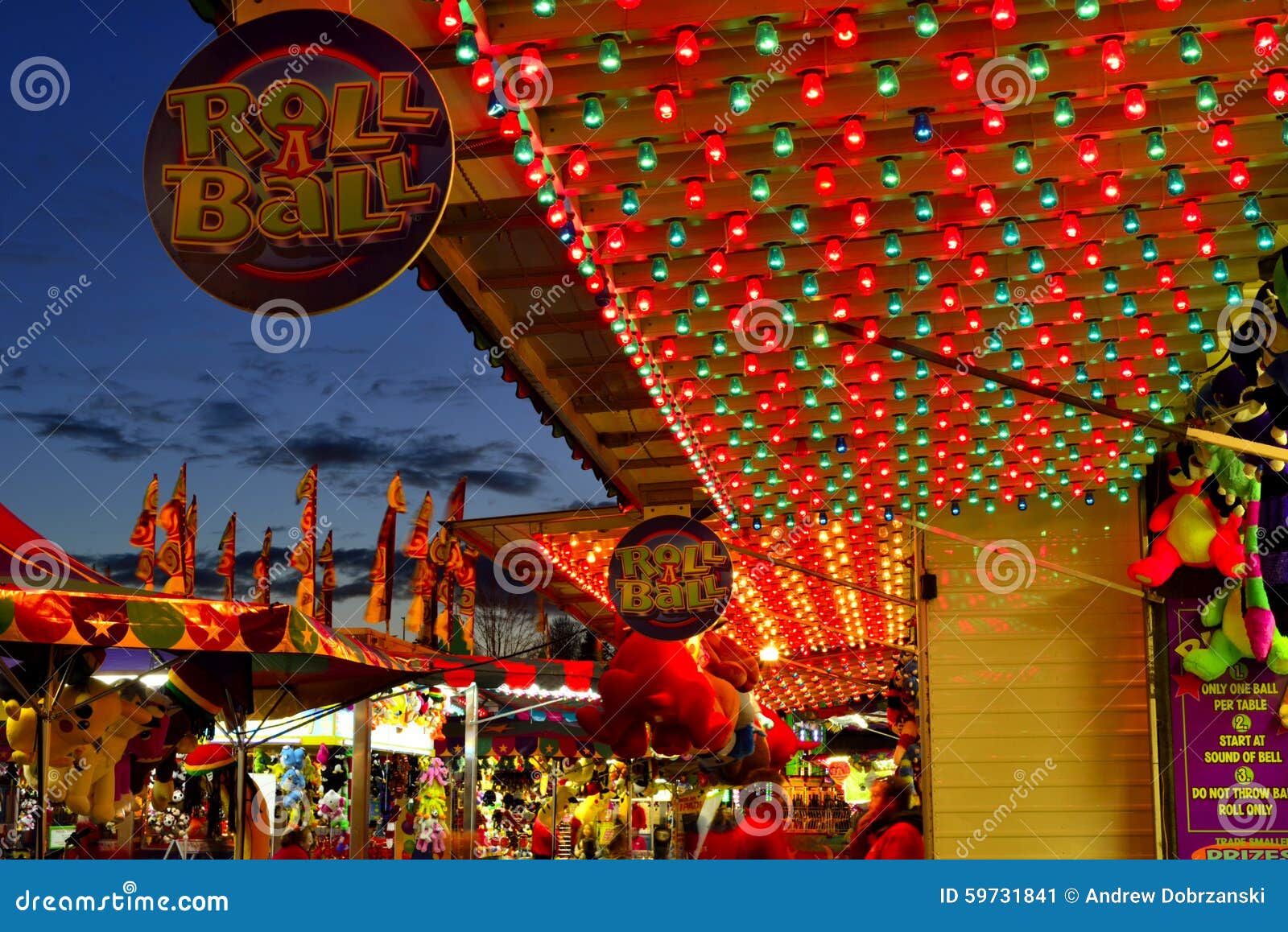 Fall Carnival editorial photo. Image of poles, evening - 59731841