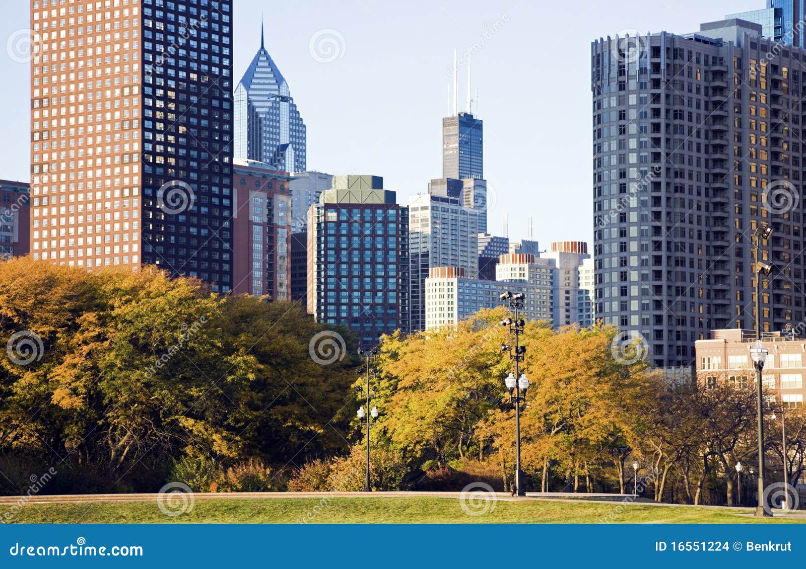 Fall in Chicago stock photo. Image of colorful, illinois - 16551224