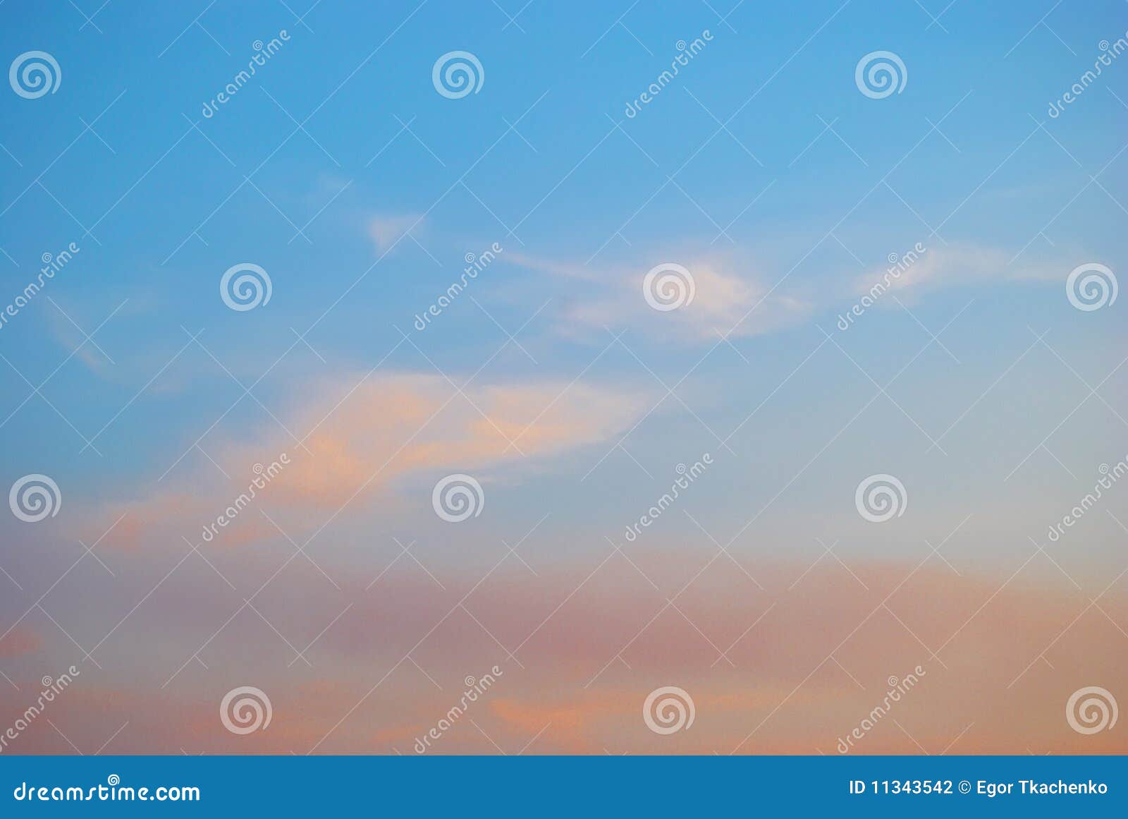 Fall clouds. stock photo. Image of altitude, color, background - 11343542