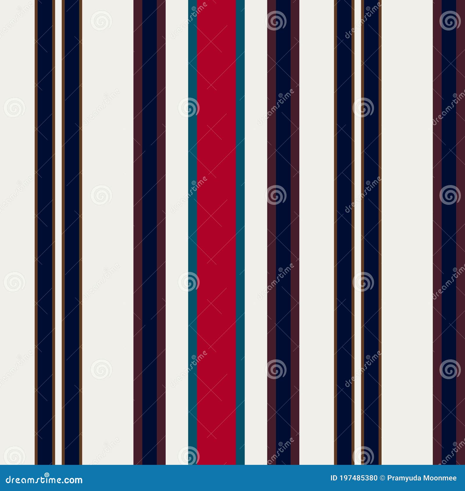 Fall Color Fabric Stripe Pattern Vector Stock Vector - Illustration of ...