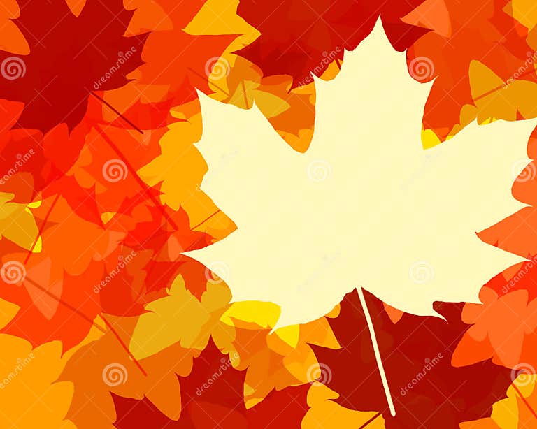 Fall color leaves stock illustration. Illustration of thanksgiving ...