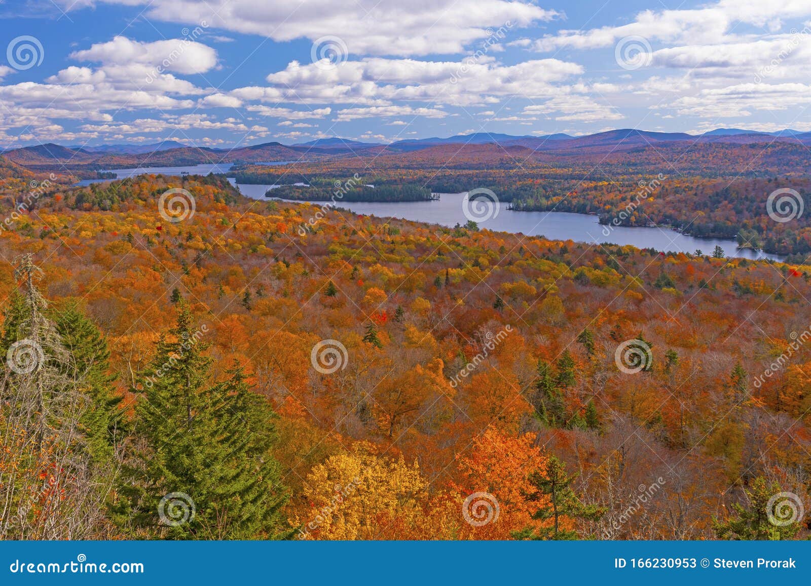 Fall Colors in the Adirondacks Stock Image - Image of natural, park ...