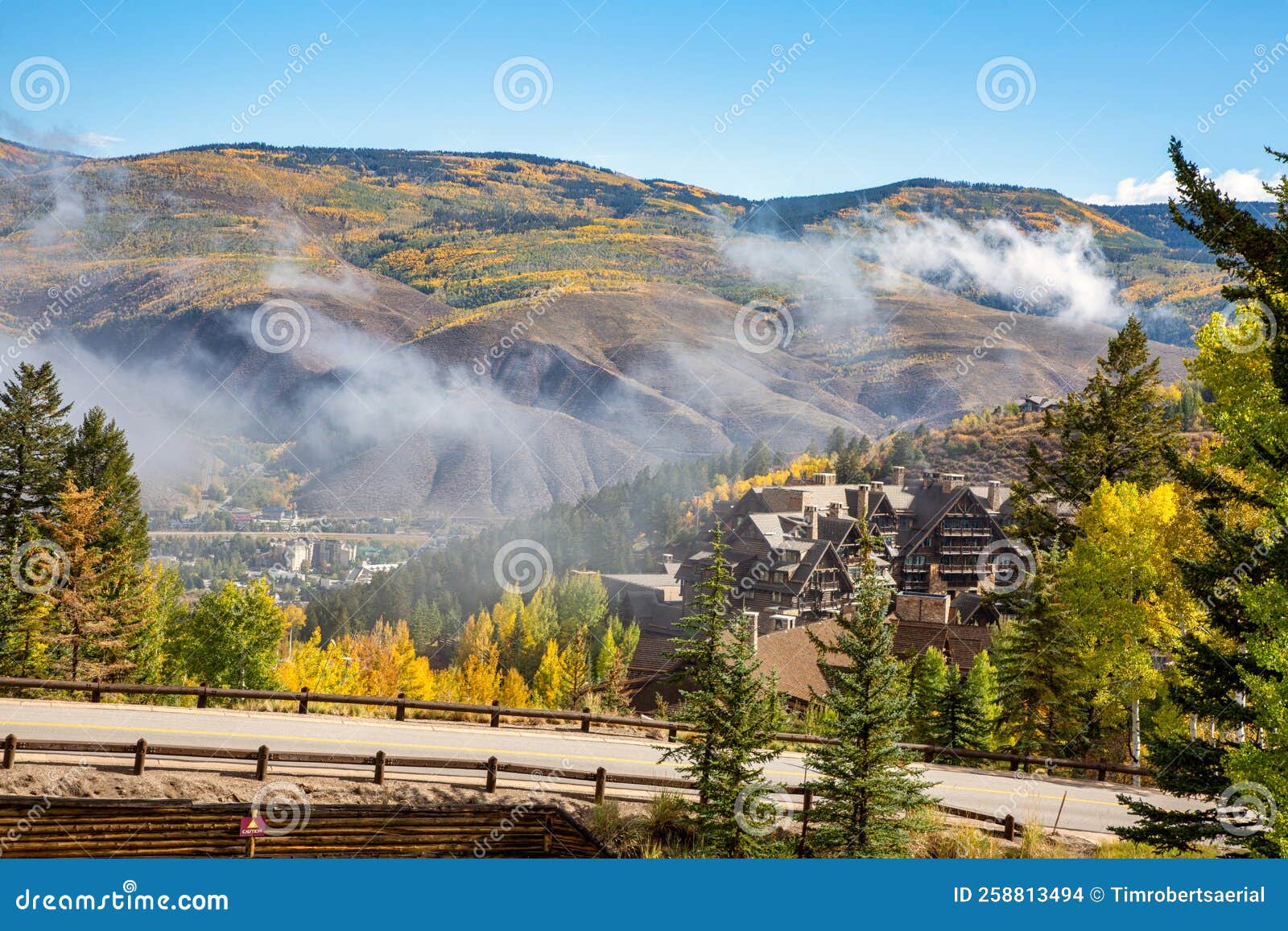 Fall Colors at Bachelor Gulch, Colorado Stock Photo - Image of gulch ...