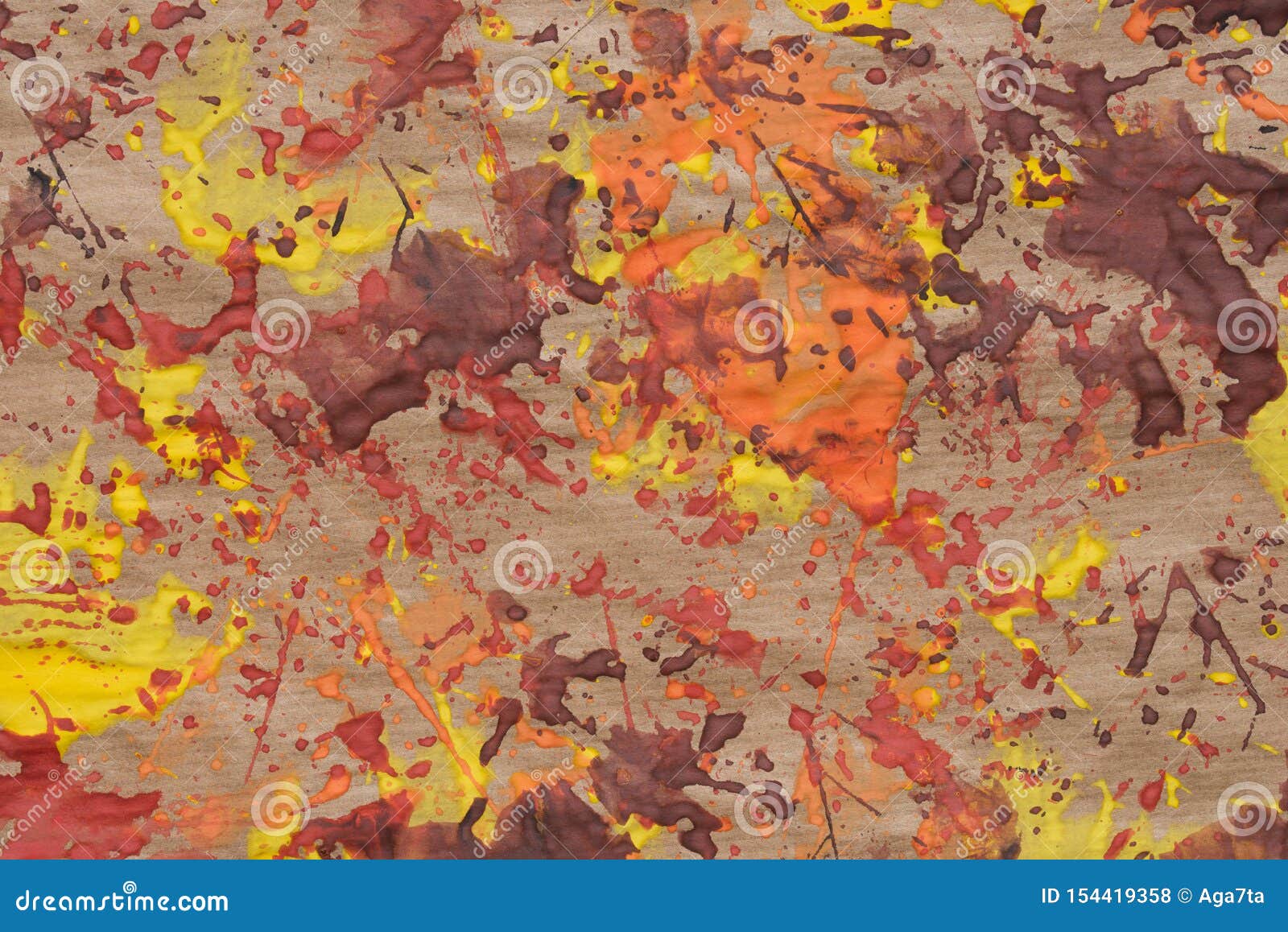 Fall Colors Leaves Printed on Paper Background Stock Photo - Image of ...