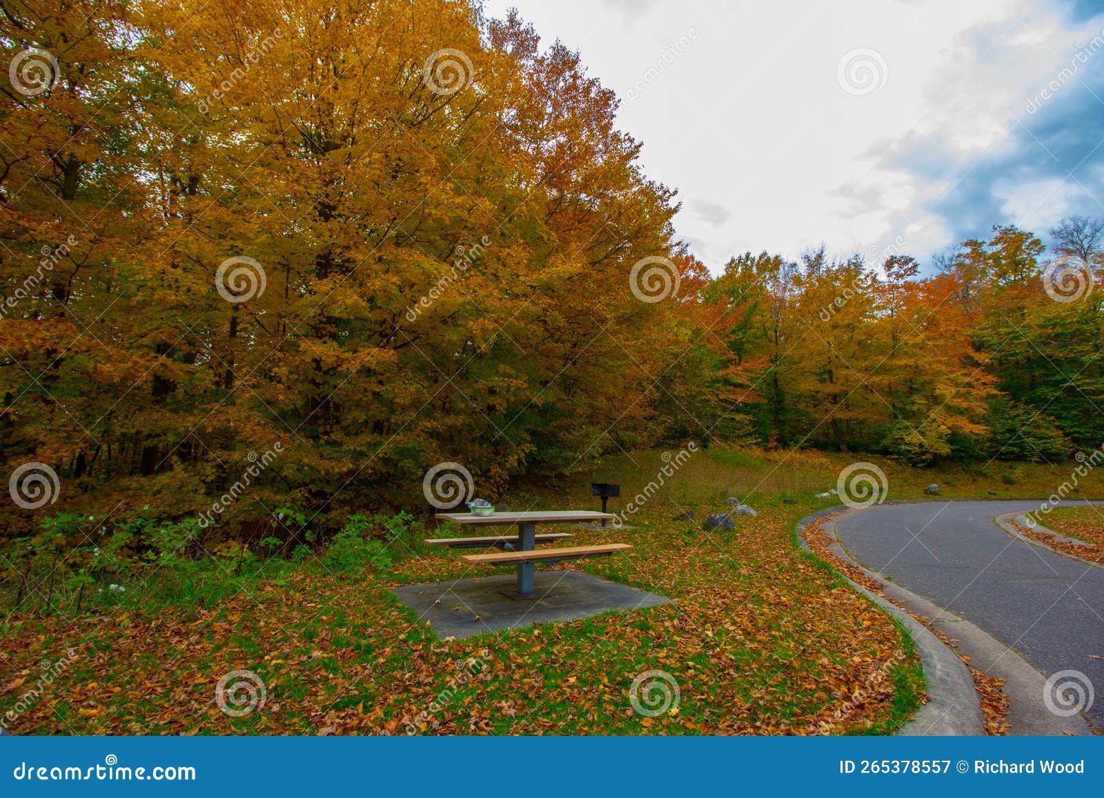 Fall Colors, Upper Peninsula of Michigan Stock Image - Image of fall ...