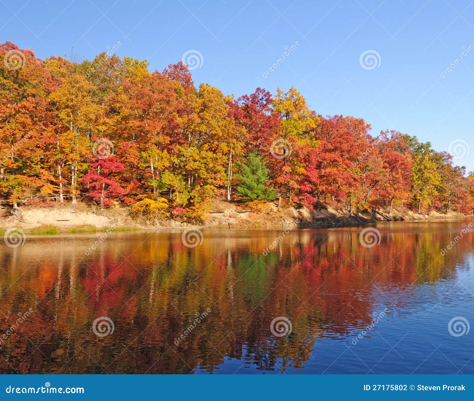 Fall Colors in the Midwest stock photo. Image of natural - 27175802