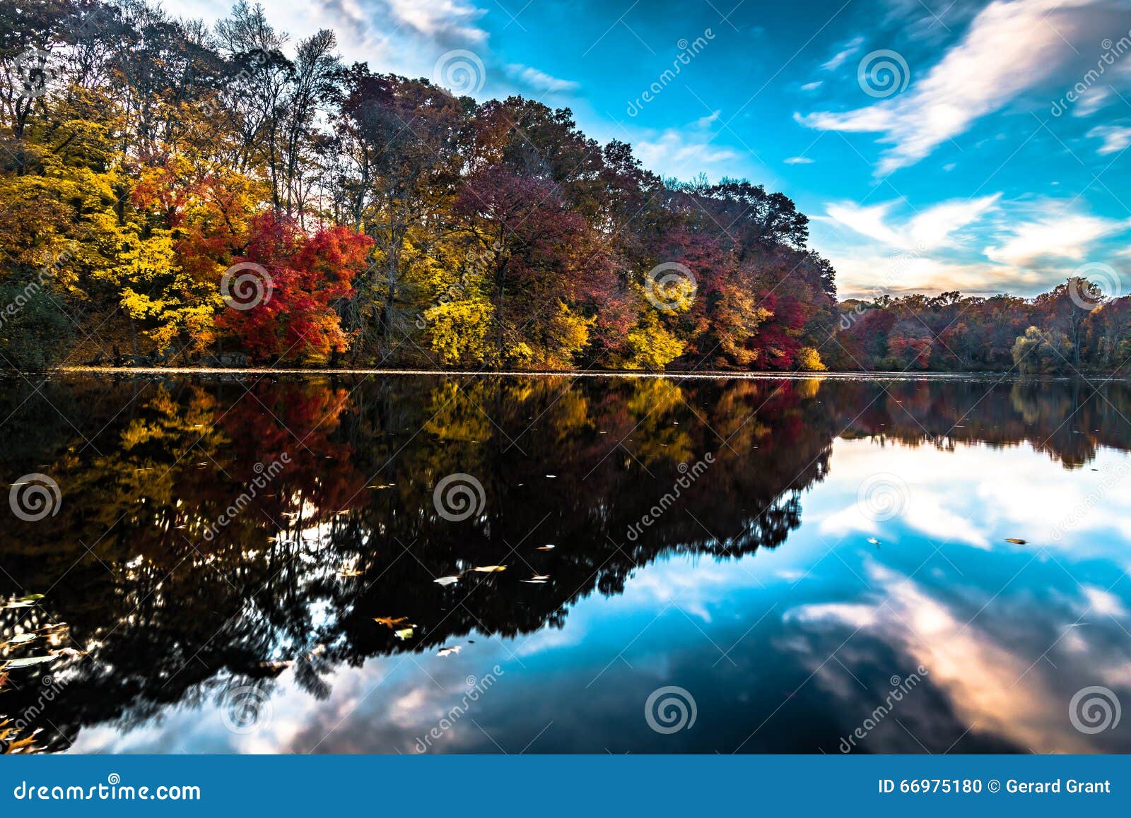 Fall Colors stock photo. Image of fall, lake, reflection - 66975180